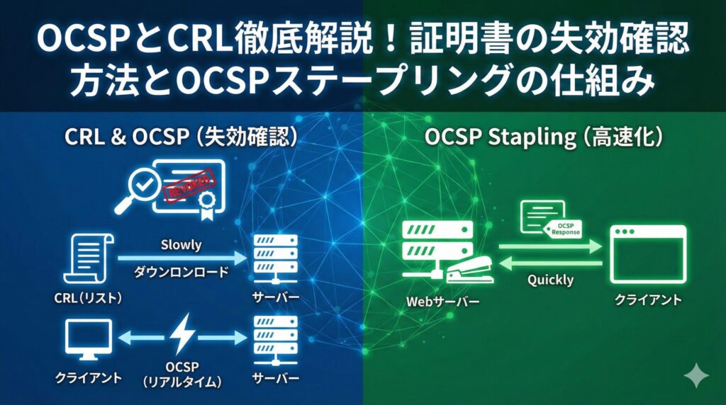 OCSPとCRL徹底解説！証明書の失効確認方法とOCSPステープリングの仕組み - BKサクセス